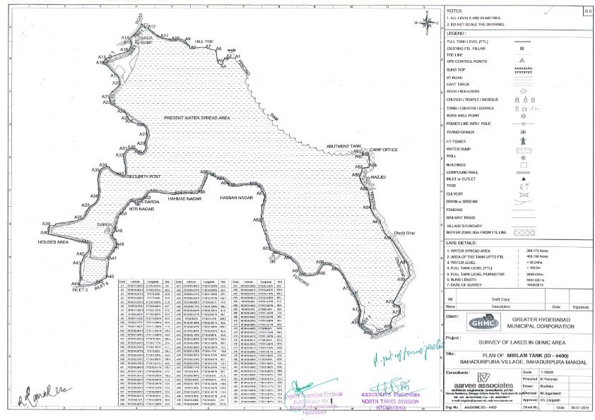 Telangana Hydra FTL Map, Hydra Cadastral Map and FTL Survey Numbers ...